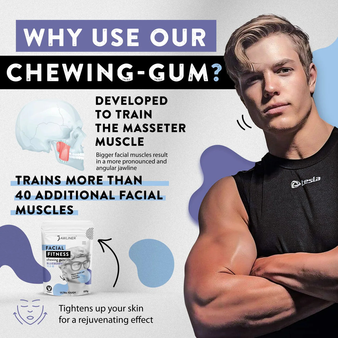JAWLINER® Fitness Chewing Gum - Get A Chiselled Jawline – Jawliner USA