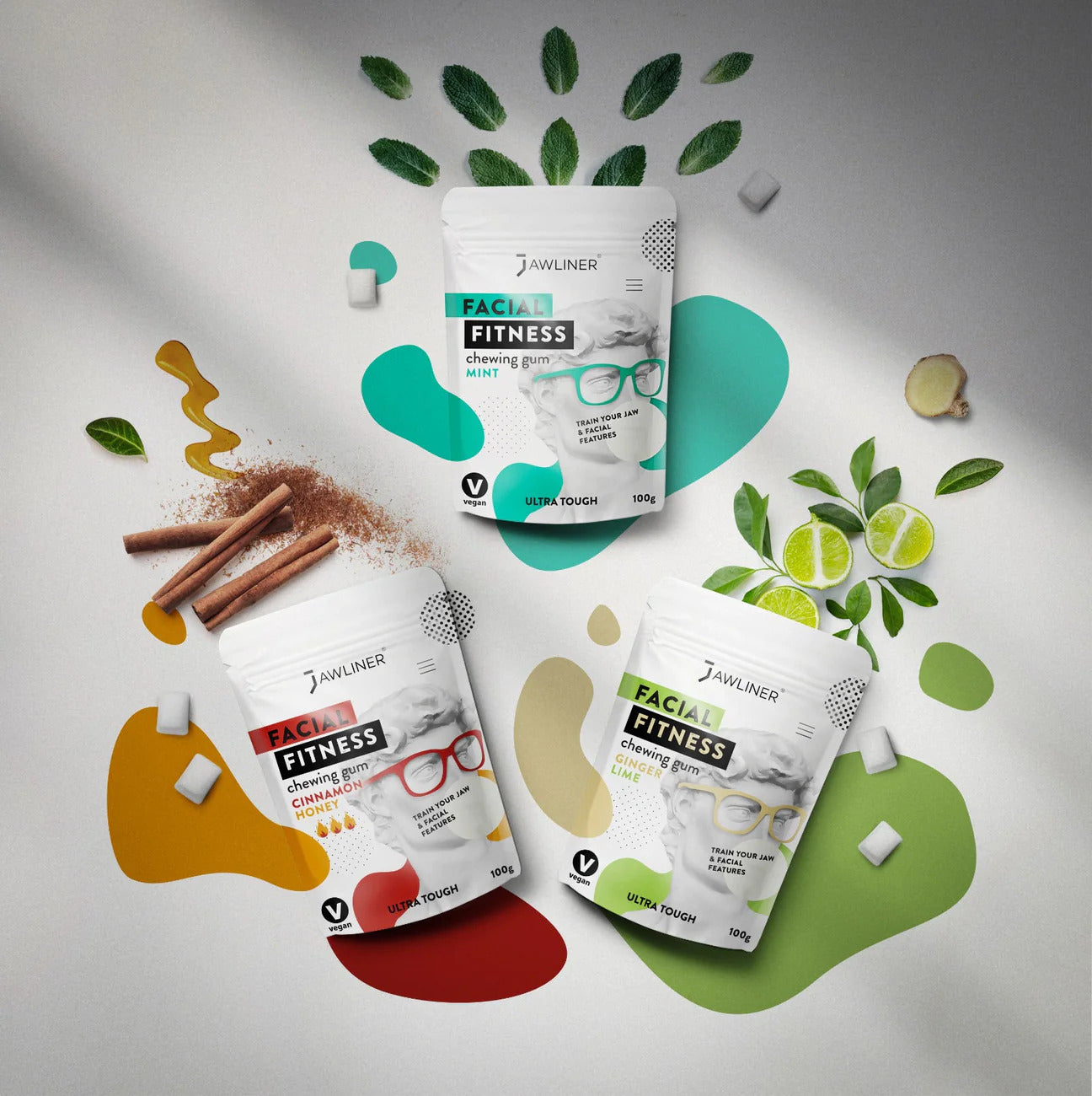 JAWLINER® Fitness Chewing Gum - Get A Chiselled Jawline – Jawliner USA