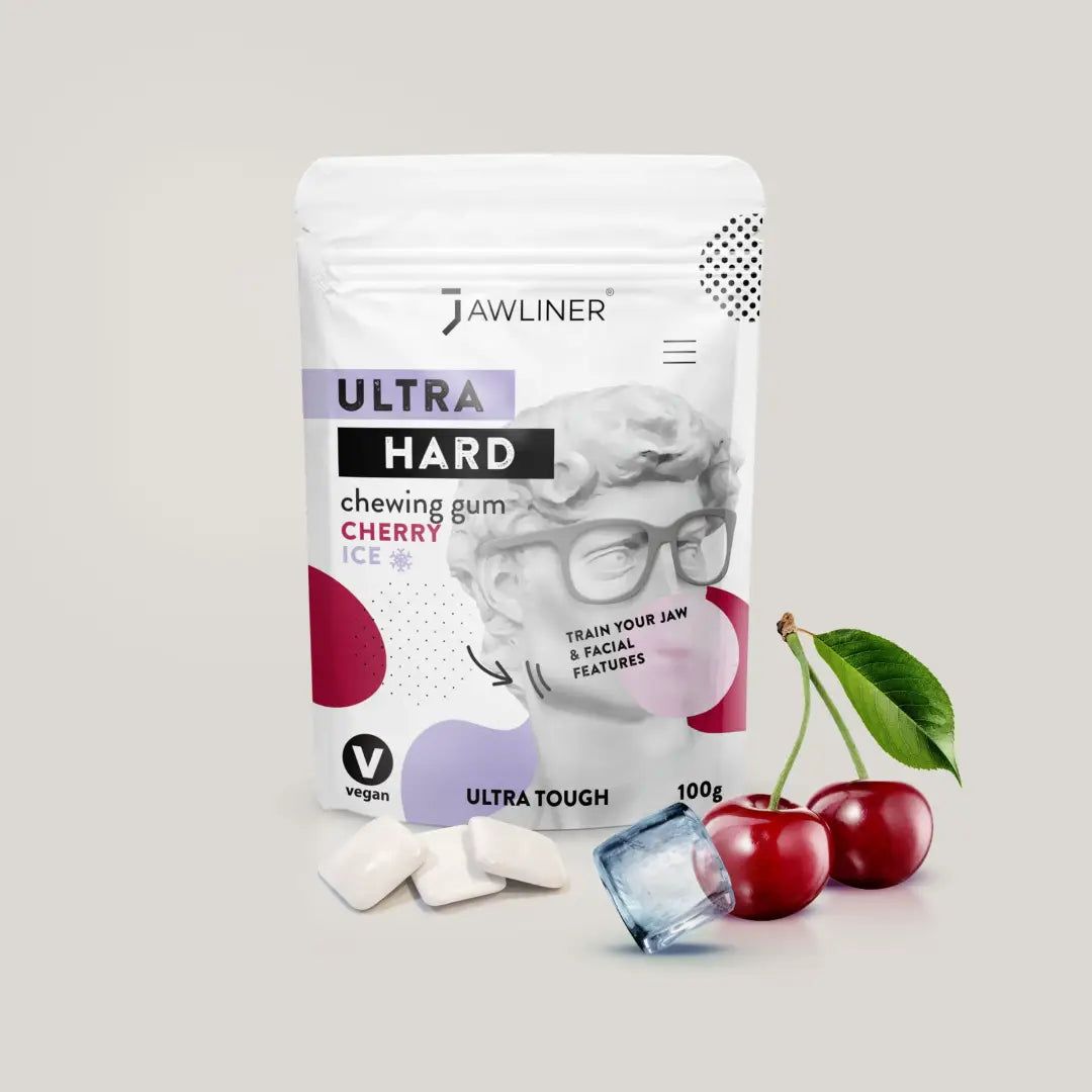 JAWLINER® Facial Fitness Chewing Gum - Cherry Ice